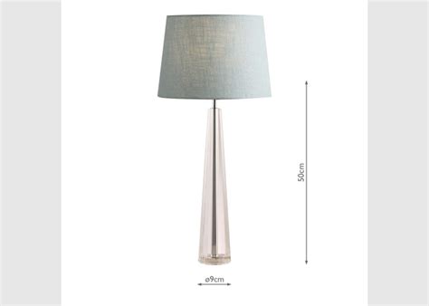 Laura Ashley Blake Large Table Lamp Crystal Polished Chrome Base Only