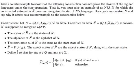 solved give a counterexample to show that the following