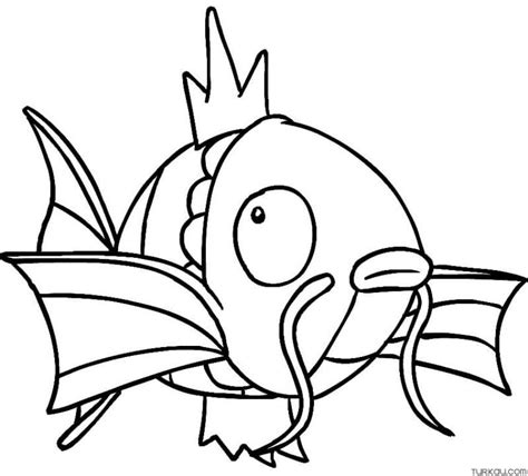 Pokemon Magikarp Coloring Page Turkau The Best Porn Website