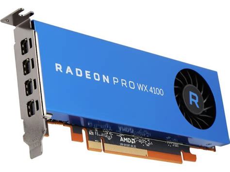 Radeon Pro WX 4100 100 506008 4GB 128 Bit GDDR5 Low Profile Workstation