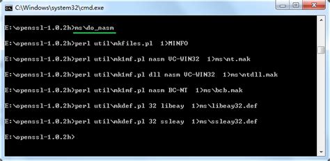 windows下编译openssl（使用vs2013）转载 windowvs2013编译openssl csdn博客