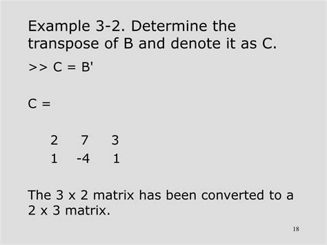 Ppt Chapter Matrix Algebra With Matlab Powerpoint Presentation