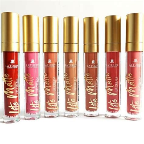 Jual La Tulipe Lite Matte Lip Cream Shopee Indonesia