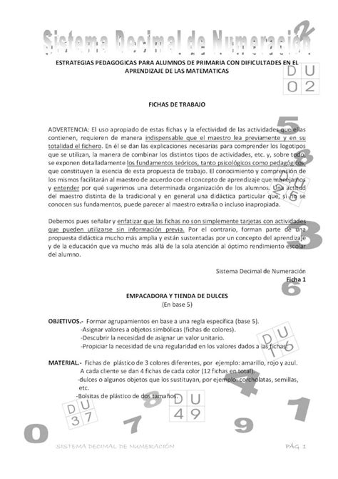 Pdf Sistema Decimal De Numeraci N Pdf Filesistema Decimal De