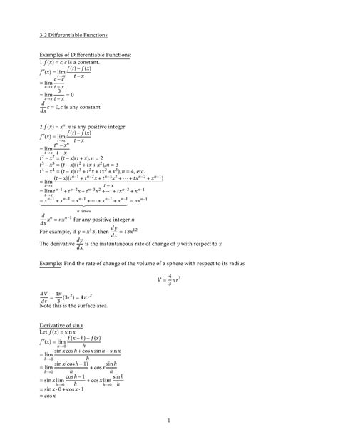 math140 lecture notes 3 2 3 differentiable functions examples of differentiable functions 1