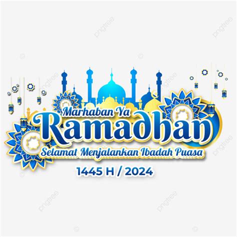 Marhaban Ya Ramadhan H Con Mezquita Y Diversas Decoraciones