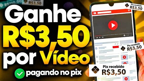 GANHE 1 PIX A CADA VÍDEO ASSISTIDO APP NOVO PAGANDO Ganhar Dinheiro