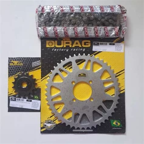 Kit Relação 54x12 Xtz 125 Ttr 125 P520 Durag Frete grátis