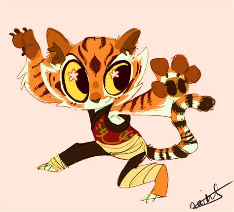 176346 Safe Artistmrlucifer Master Tigress Kung Fu Panda Big Cat Feline Mammal