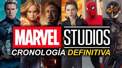 Cronologia Marvel Studios 2019 Orden cronologico de las películas