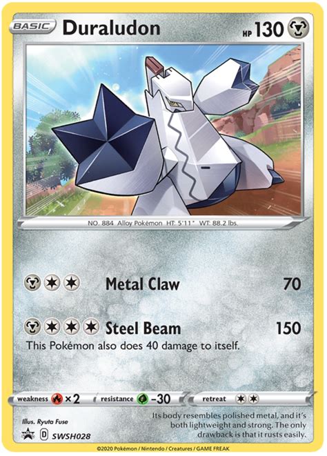 Duraludon Sword Shield Promos 28 Pokemon Card