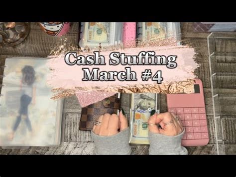 Cash Stuffing Envelopes March Paycheck 4 2023 YouTube