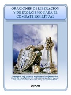 ORACIONES DE LIBERACIÓN Y DE EXORCISMO oraciones de liberaci 211 n