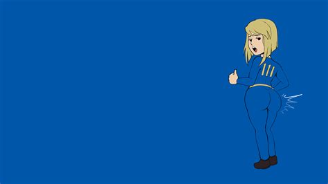 Shadbase Ass Thumbs Up Video Game Girls Blonde Open Mouth Fallout