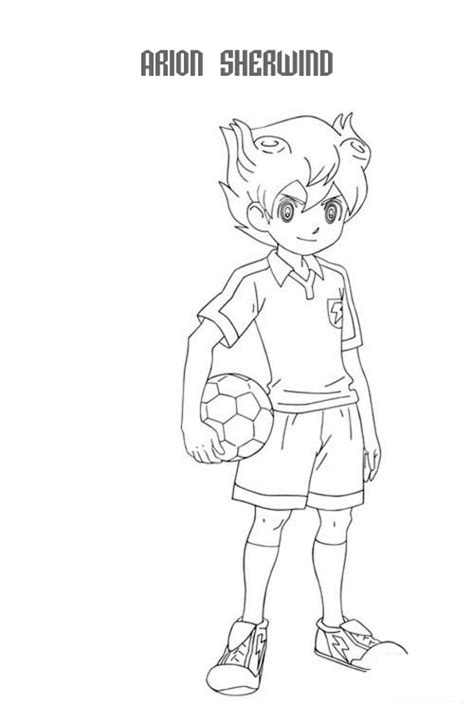 Coloriage Arion de Inazuma Eleven à imprimer