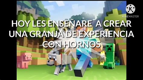 Granja de experiencia con hornos fácil para Minecraft Bedrock