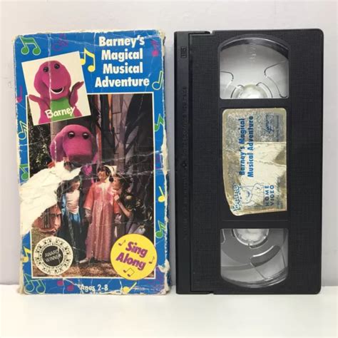 BARNEY FRIENDS Magical Musical Adventure VHS Home Video Tape BUY 2