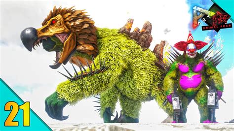 Ark Primal Fear Buffoon Gigantopithecus And Buffoon Megatherium