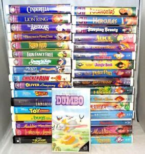 Lot Of 35 Disney Black Diamond Classics Masterpiece Collection VHS