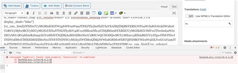 javascript uncaught type error after wordpress update to 5 5 3 and visual composer to 6 4 1
