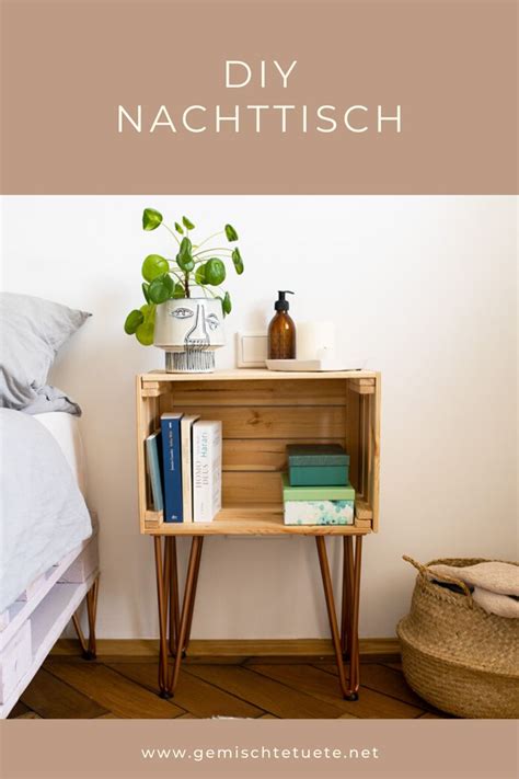 DIY Nachttisch Ikea Hack Zimmer Einrichten Nachttisch Selber Bauen