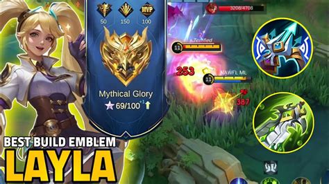 LAYLA ONE HIT DELETE BUILD EMBLEM BRUTAL DAMAGE MYTHICAL IMMORTAL