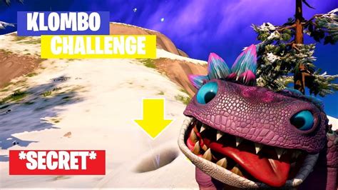 KLOMBO Sized Snow Mount LOCATION FORTNITE YouTube