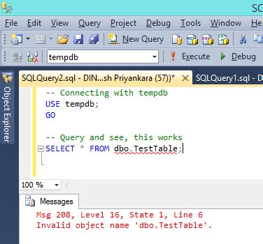 Dinesh S Blog Being Compiled Can I Create A Permanent Table