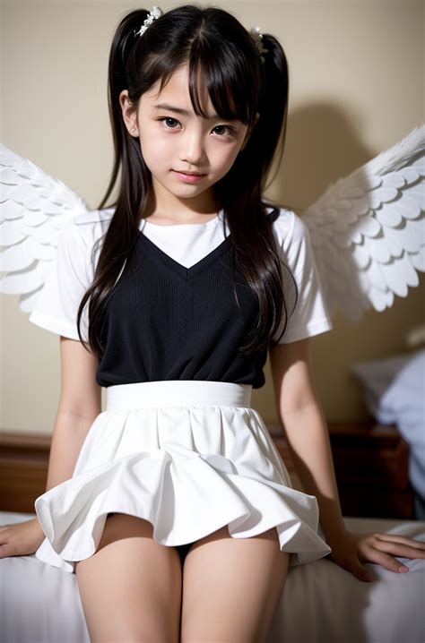 かわゆい天使パンチラ 11枚 通常公開 AI img