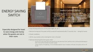ENERGY SAVING SWITCH PPT