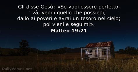 1 Aprile 2019 Versetto Della Bibbia Del Giorno Matteo 19 21