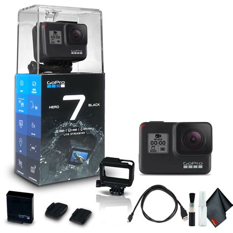 GoPro HERO7 Black Waterproof Action Camera With Touch Screen 4K HD