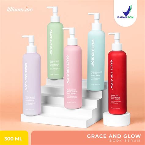 Jual GRACE AND GLOW Body Serum Black Opium English Pear Freesia