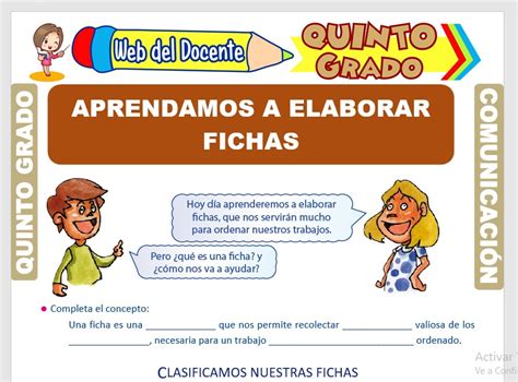 COMUNICACIÓN Quinto Grado de Primaria 30 Fichas GRATIS