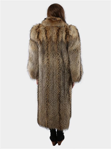 Finn Raccoon Fur Coat Women S Medium Estate Furs