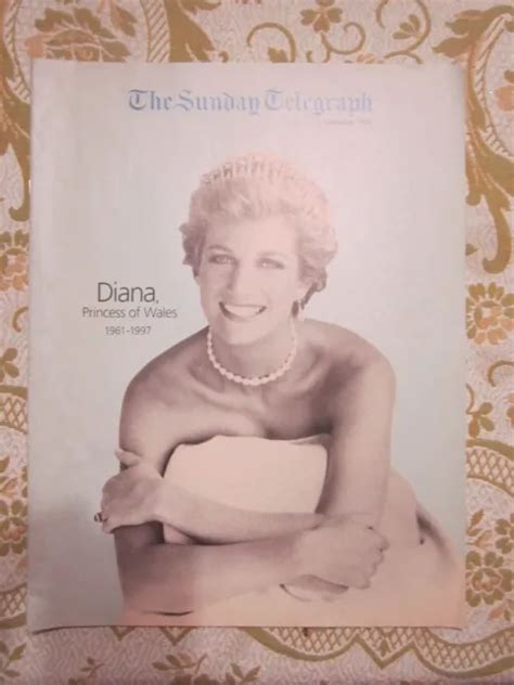 Vintage Large Magazine The Sunday Telegraph Princess Diana Great