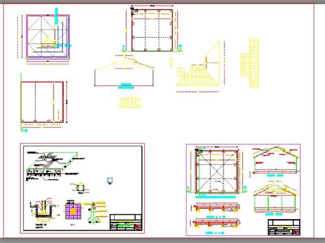 Telhado De Guas Em Autocad Baixar Cad Mb Bibliocad