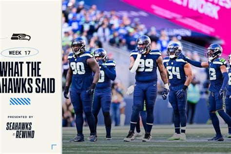 What The Seahawks Said Following Their 30 23 Loss To The Steelers