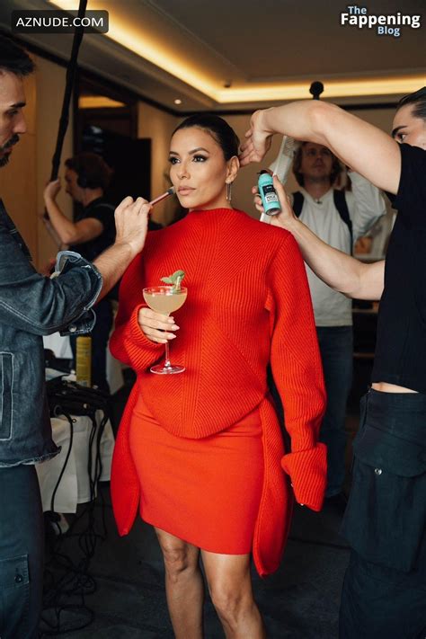 Eva Longoria Flaunts Her Sexy Legs At Paris Fashion Week Aznude