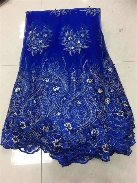 2018 Latest Nigerian Laces Fabrics High Quality African Laces Fabric