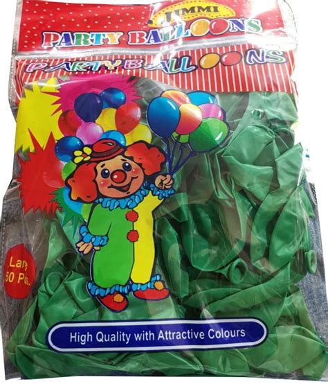 Rubber Jimmi Birthday Balloon Packing Type 50pc In A Packet Size 12