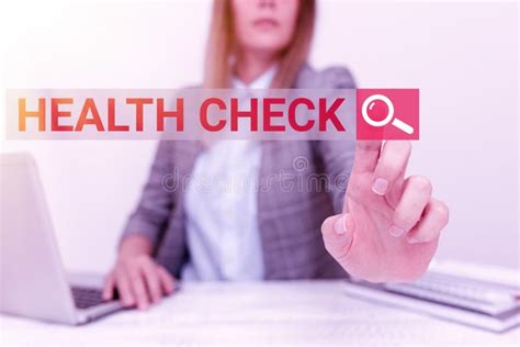 Writing Displaying Text Health Check Business Overview Medical