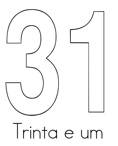 Blog de Geografia Número 31 Desenho para Imprimir e Colorir