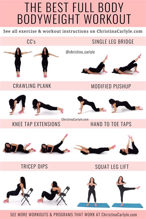 Best Bodyweight Workout For Women Burn Fat Without Equipment