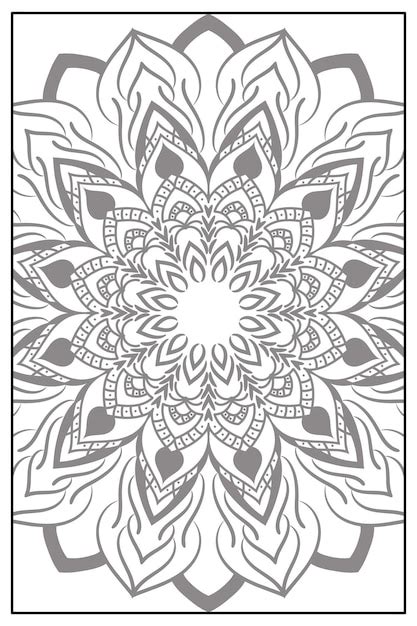 Mandala Floral Malvorlagen Erwachsene Kdp Erwachsene Mandala Malvorlage