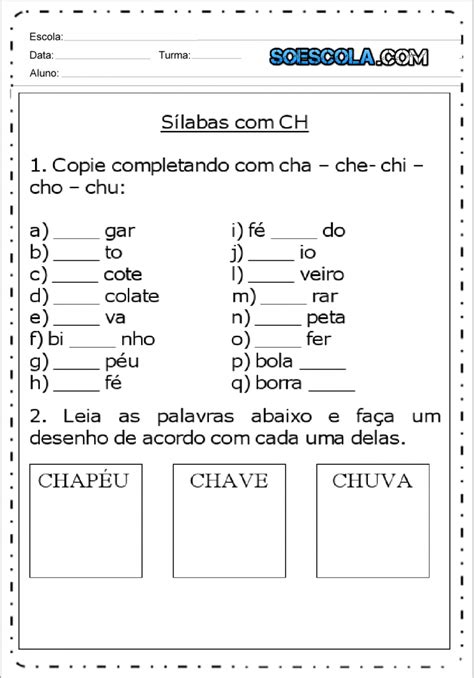 Atividades CH Para Imprimir Atividades Educativas Series Iniciais