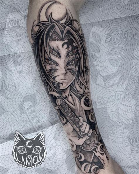 Tattoo Tatuador Anime Geek Sp On Instagram Kokushibo Kimetsu No