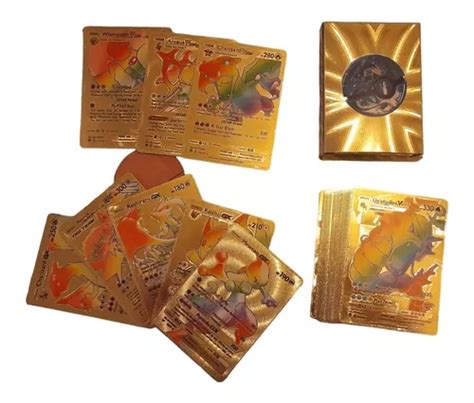 Cartas Pokémon Metal Doradas Originales Vstar Gx Y Vmax Vol3 Cuotas