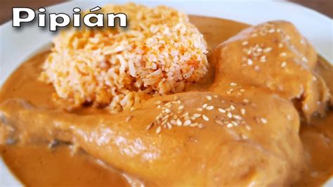 Receta de Como Hacer Pipián Rojo de Pollo Pipian de Pollo Mexicano