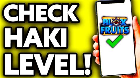 How To Check Haki Level In Blox Fruits EASY YouTube